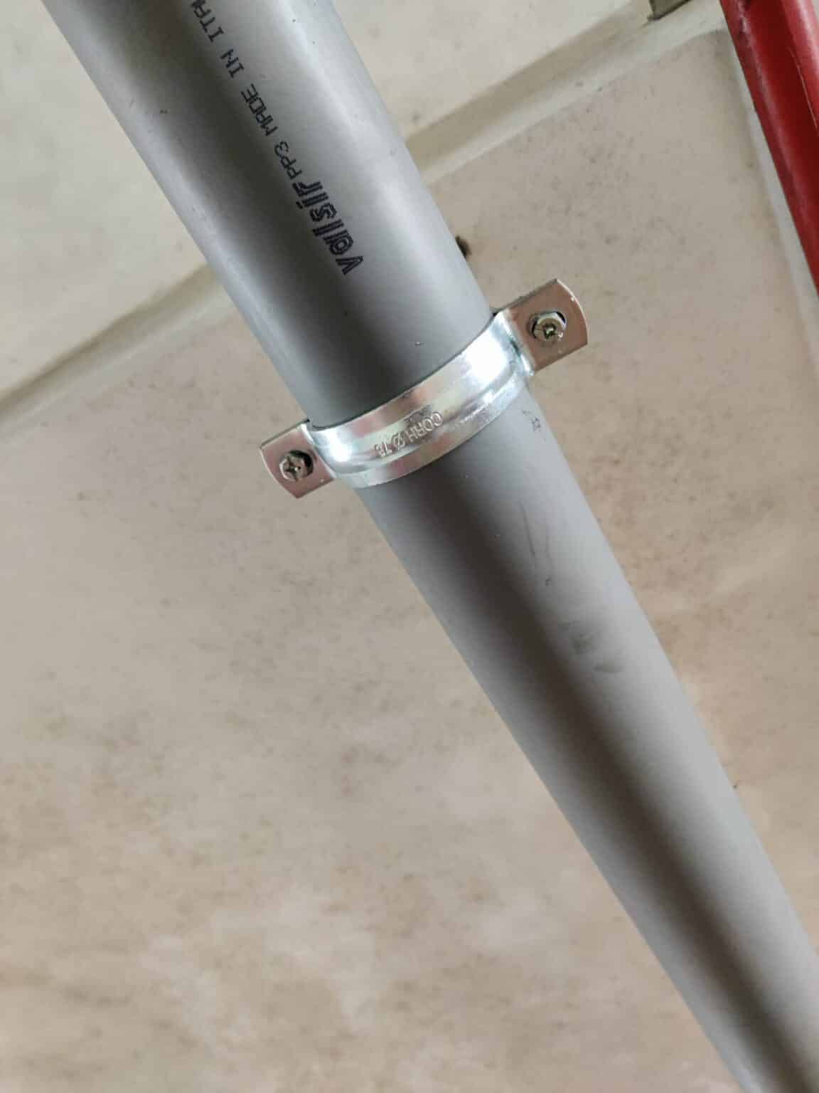 Staffaggio nuova linea di tubi per supermercato - Arma di Taggia - Corh