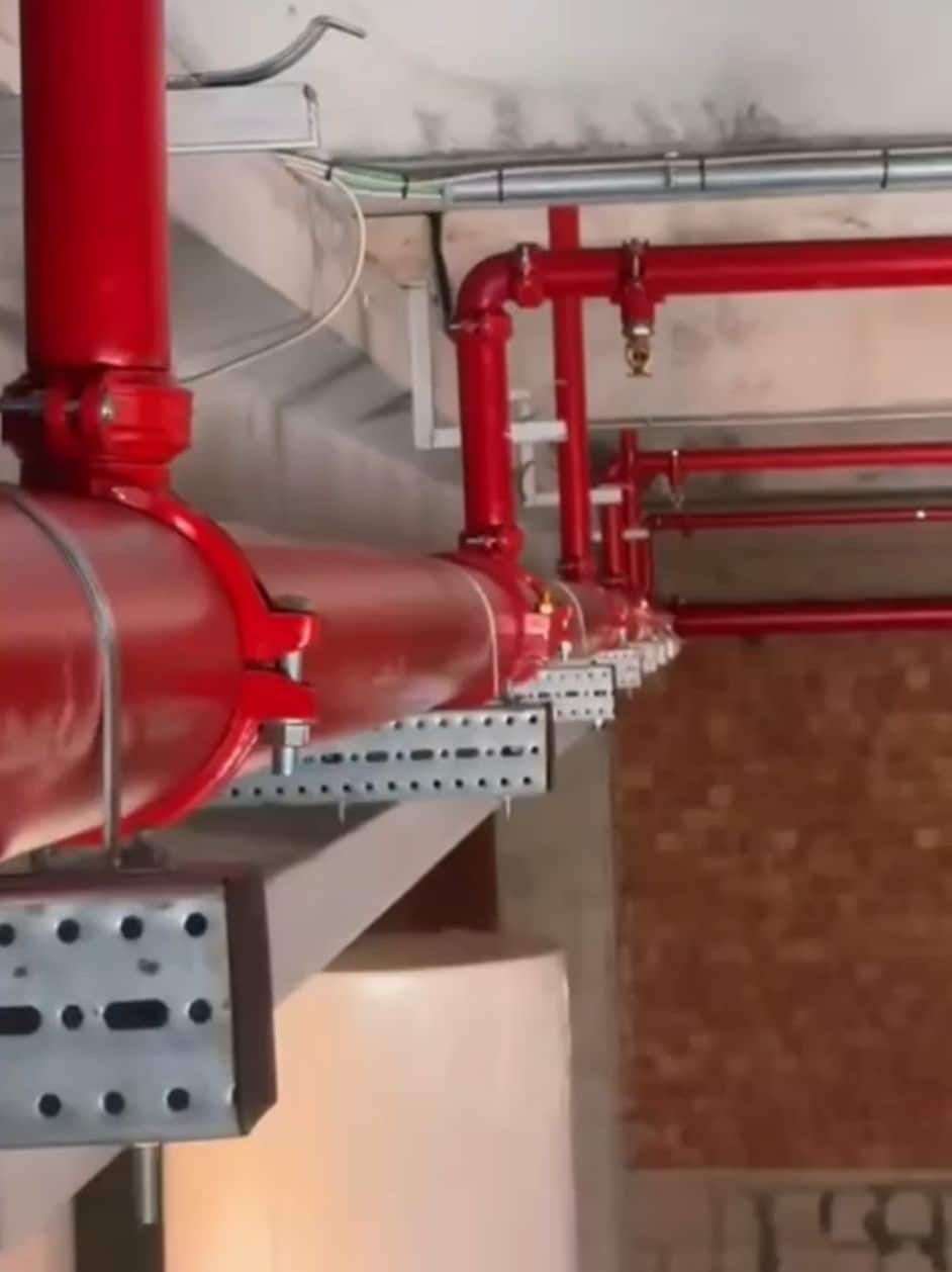 Sprinkler System Pipe Support – Paper Mill in Tuscany - Corh